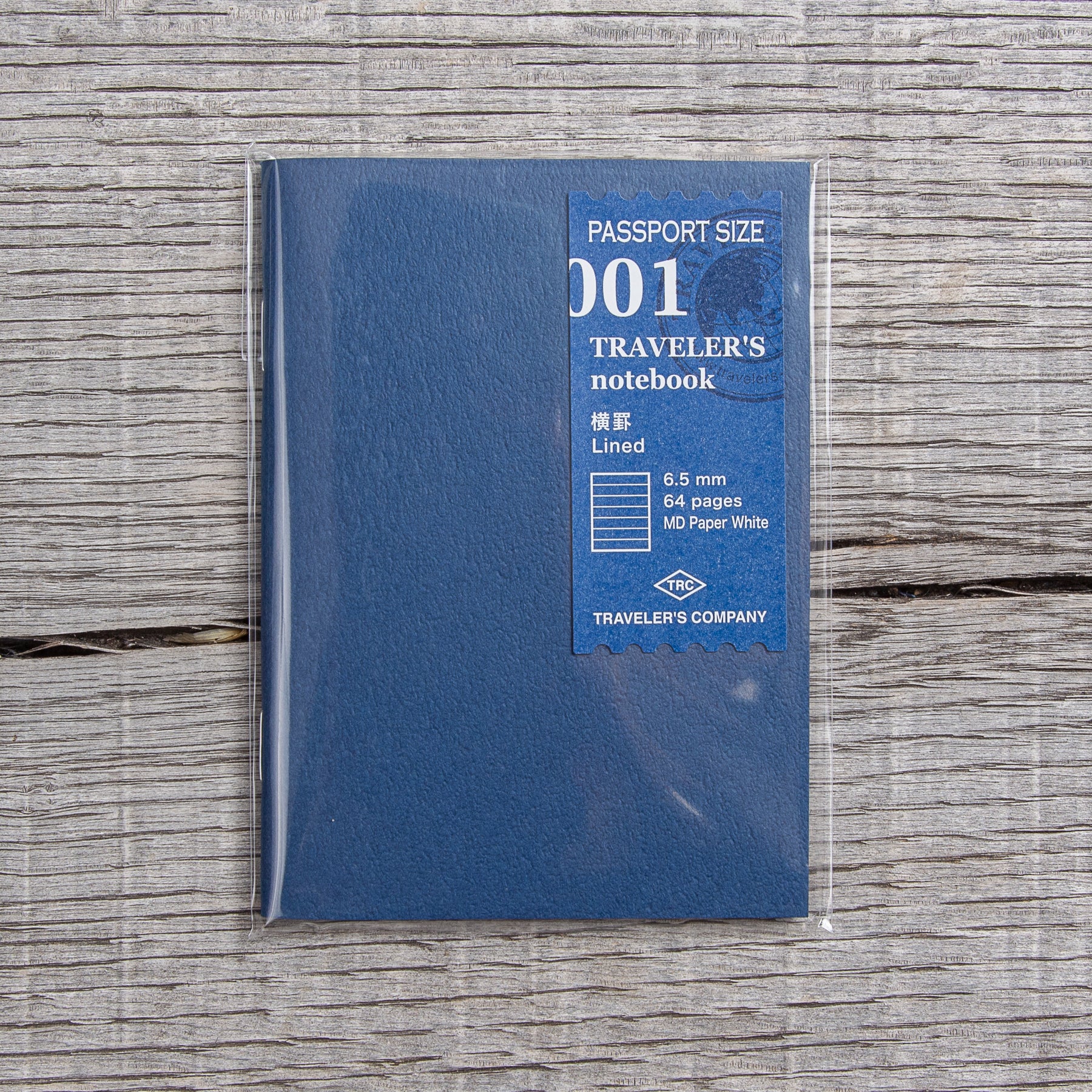 Traveler's Company #001 Passport Size Lined Notebook Refill – Second ...