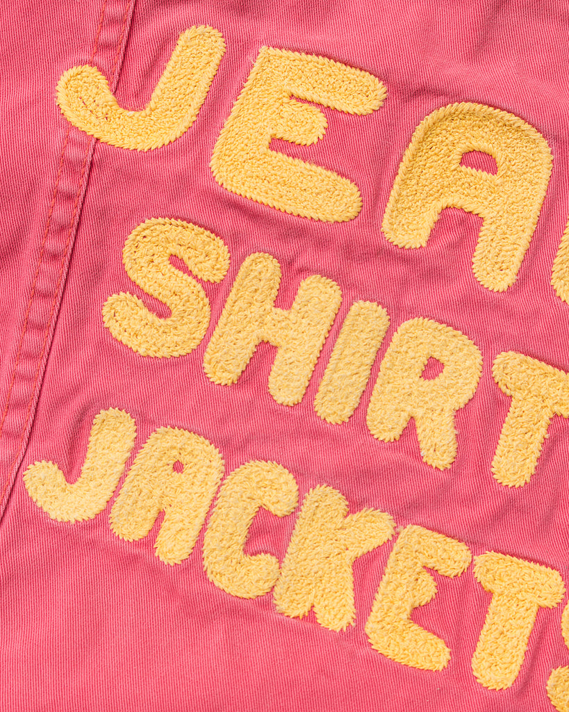 Second Hand Wrangler Blue Bell Embroidered Red Denim Jacket – Second ...