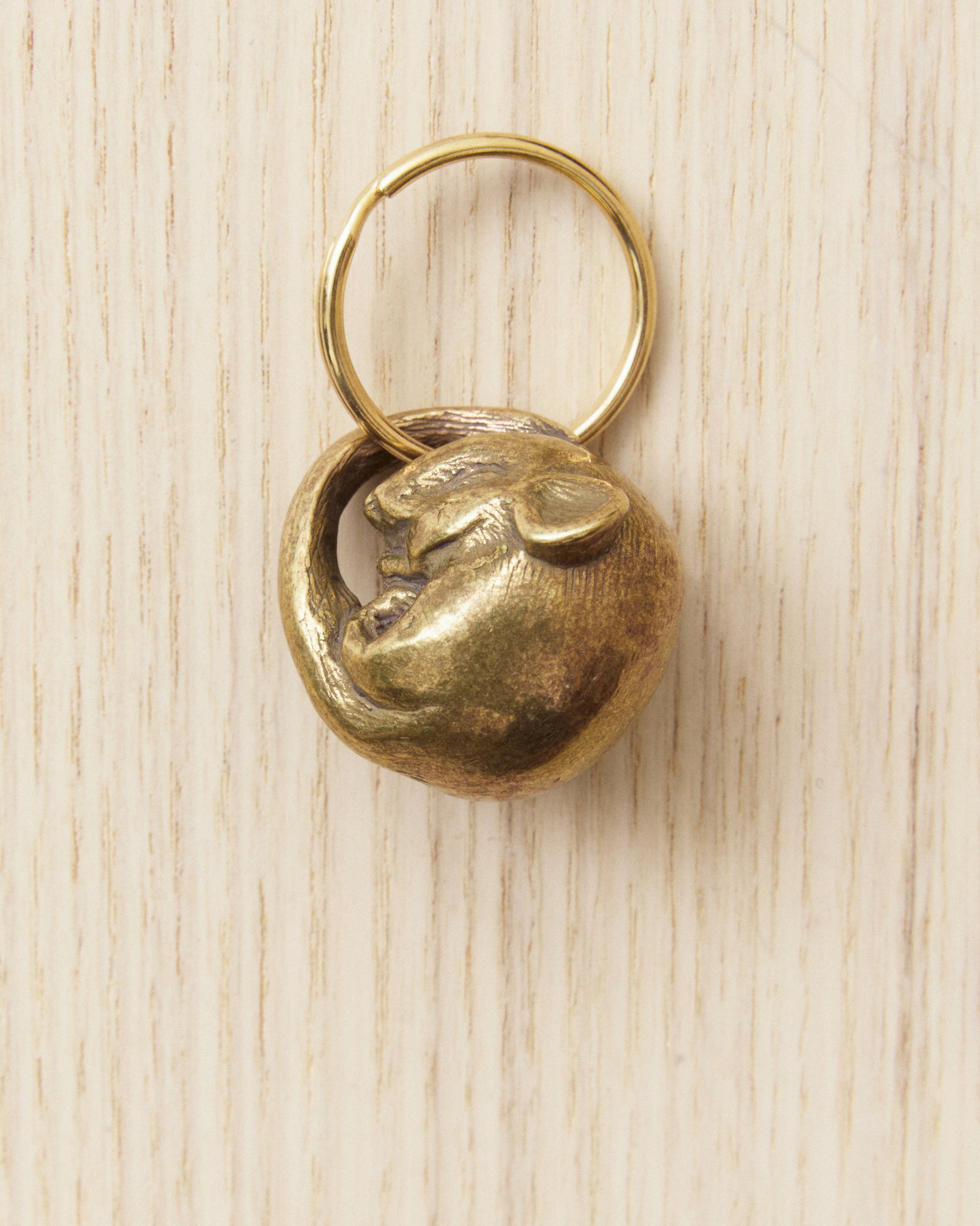 Tender Brass Dormouse Keyring – Second Sunrise