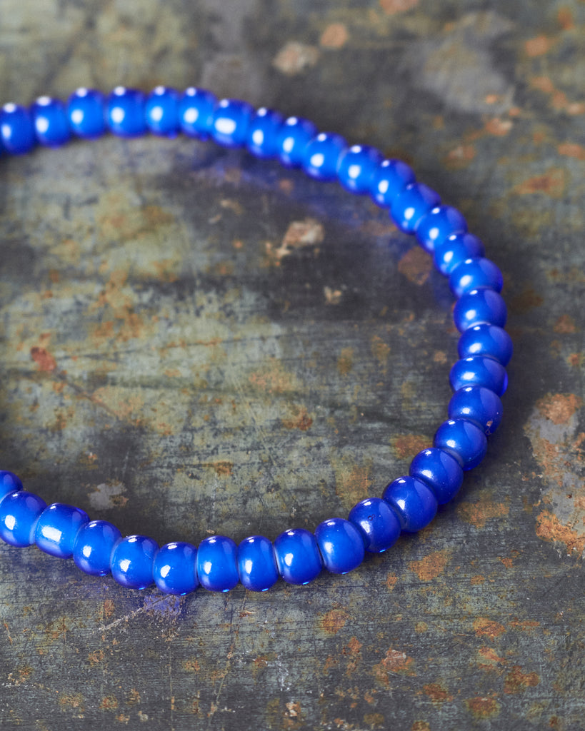 Tenable Crafts Blue White Heart Trade Beads Bracelet #196 – Second Sunrise