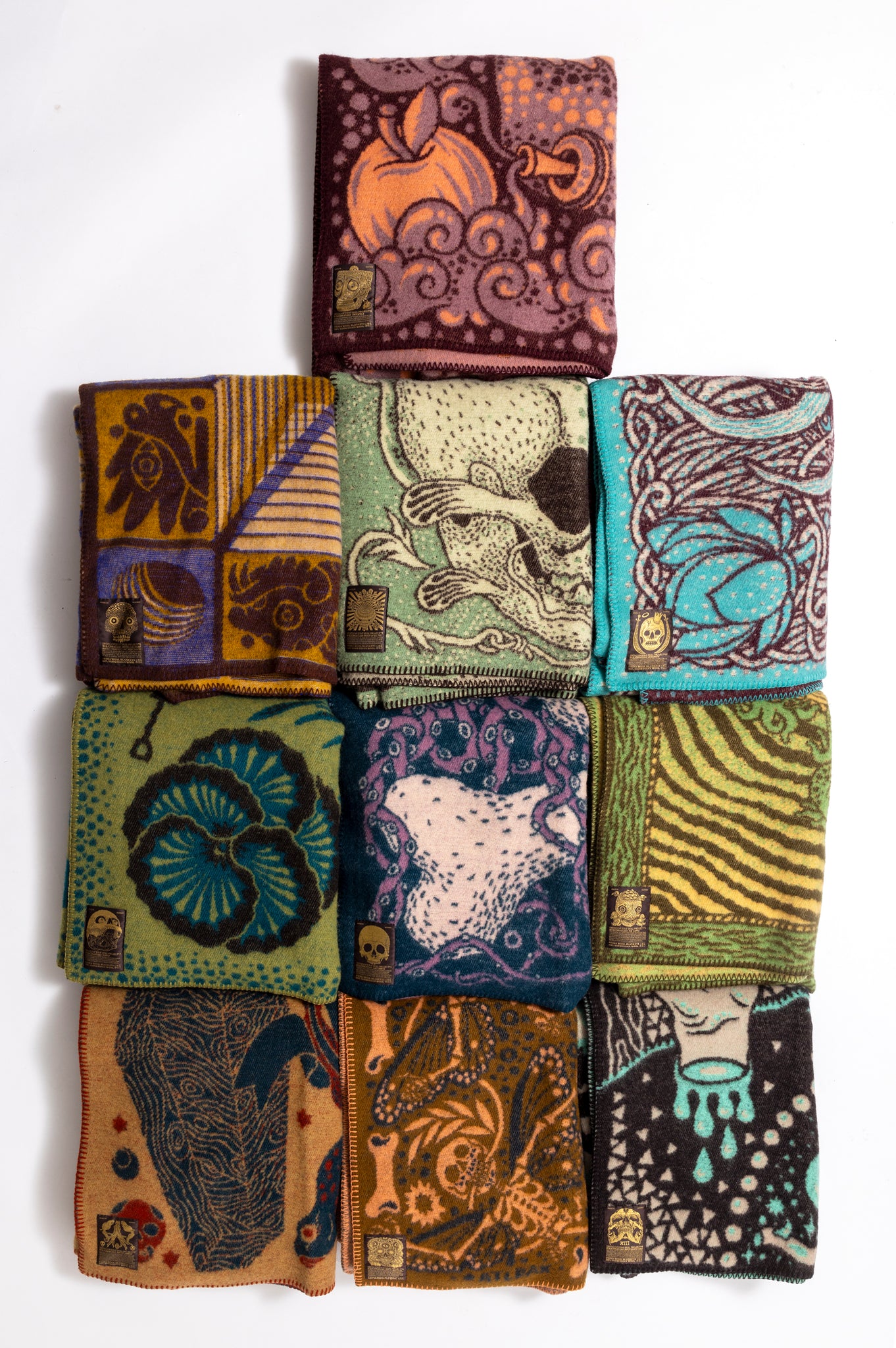 Indigofera x Björn Atldax 10 Skull Blankets - Mixtec Calendar No. 4 ...