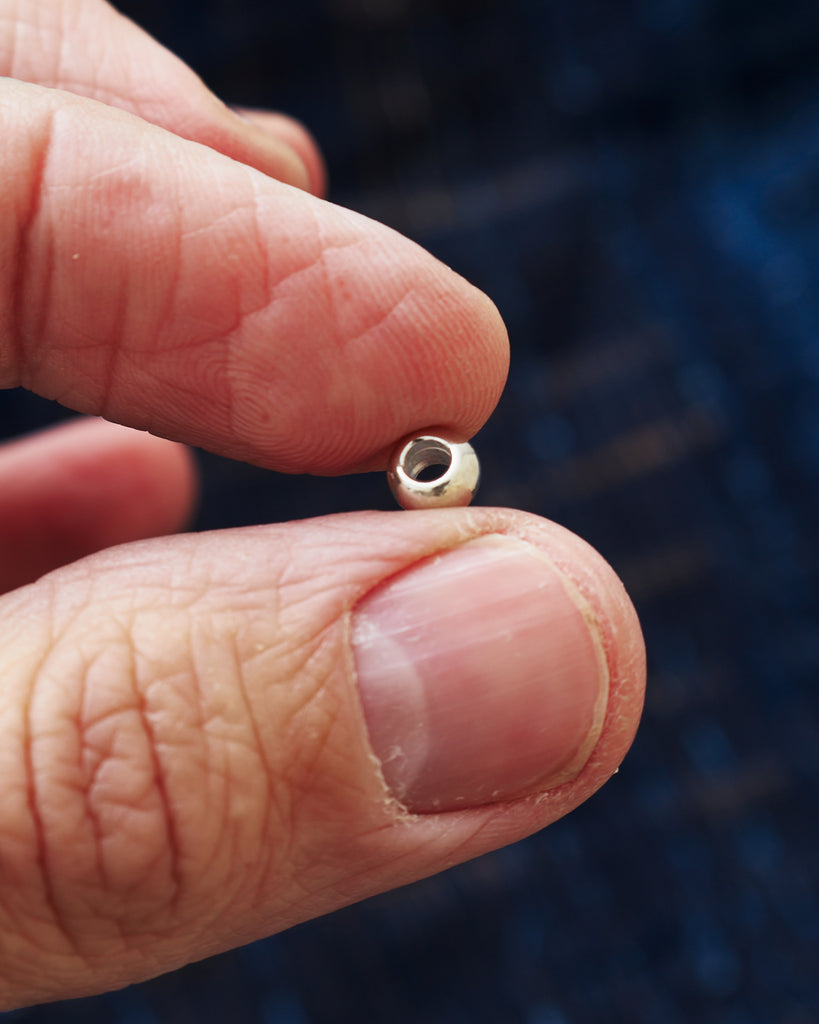 Larry Smith Silver Plain Bead OT-B0163 – Second Sunrise