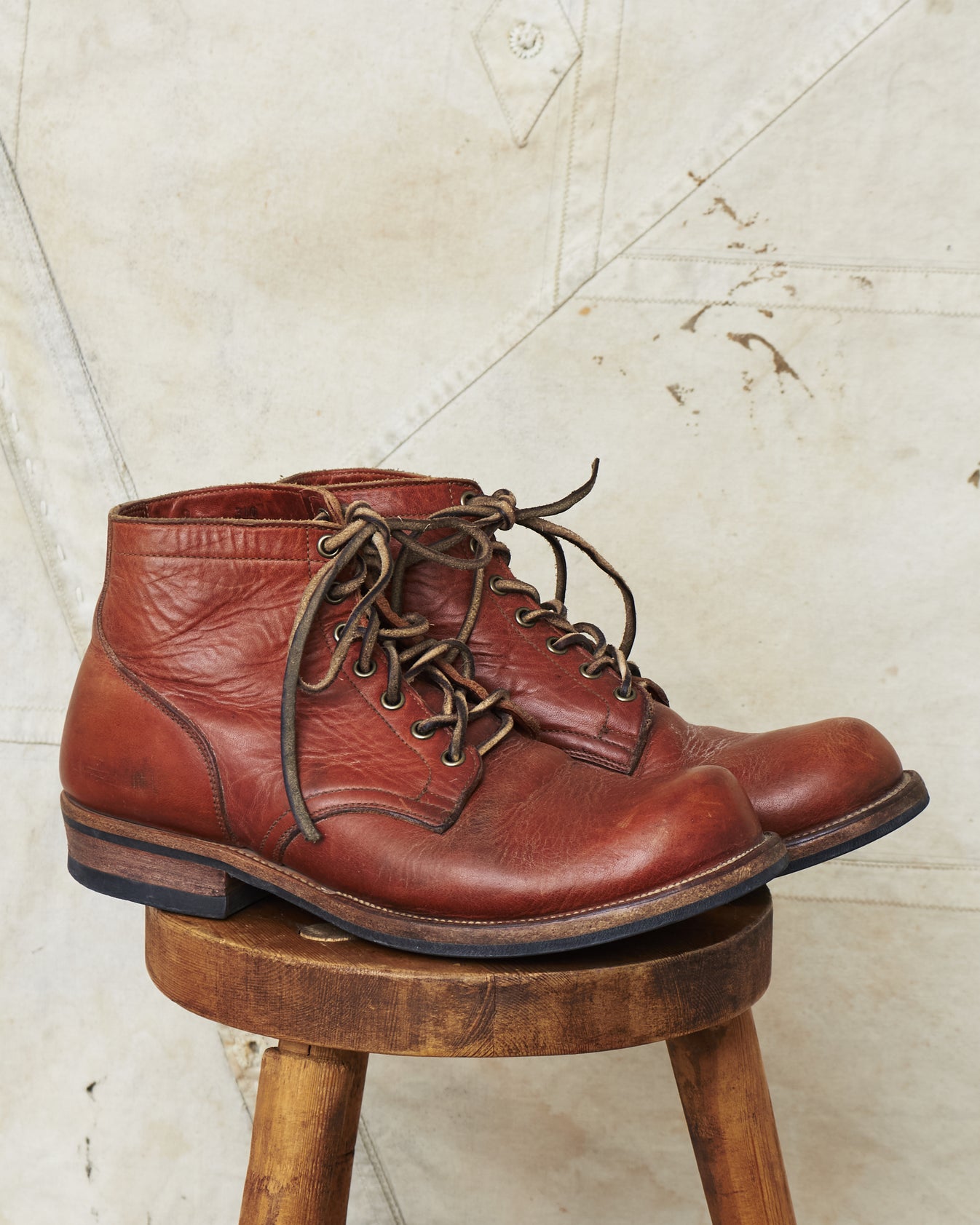 Second Hand Viberg Service Boot 310 Raw Natural Wooly Chromexcel Size ...