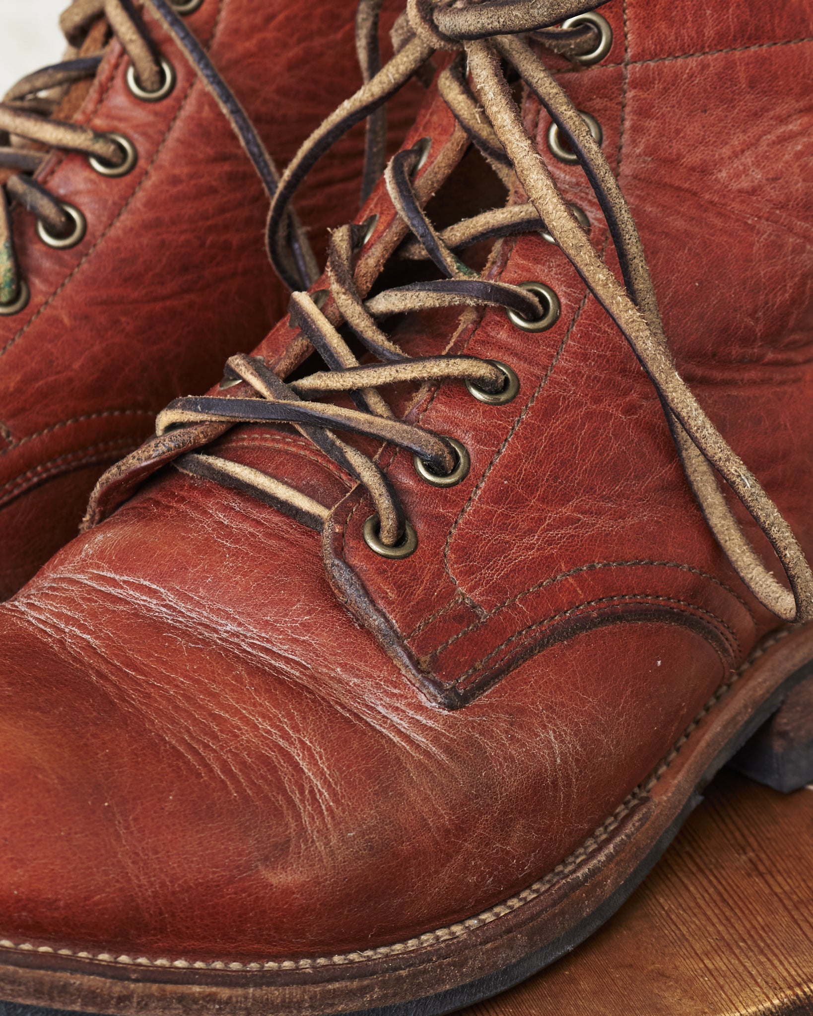 Second Hand Viberg Service Boot 310 Raw Natural Wooly Chromexcel Size ...