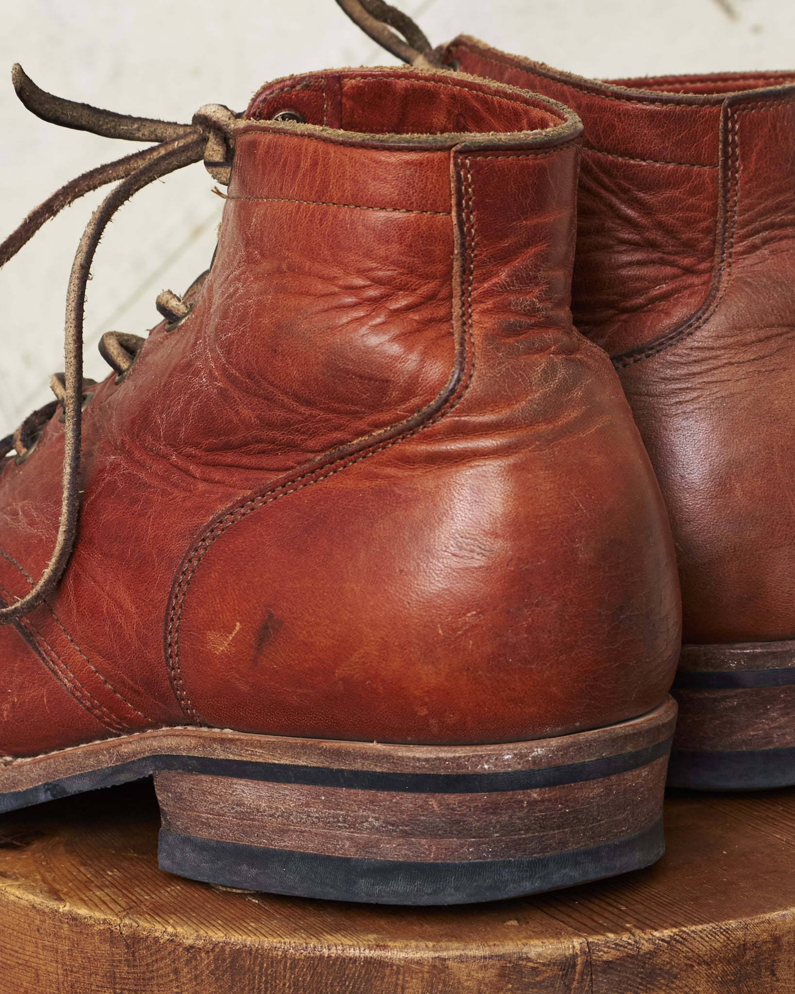 Second Hand Viberg Service Boot 310 Raw Natural Wooly Chromexcel Size ...