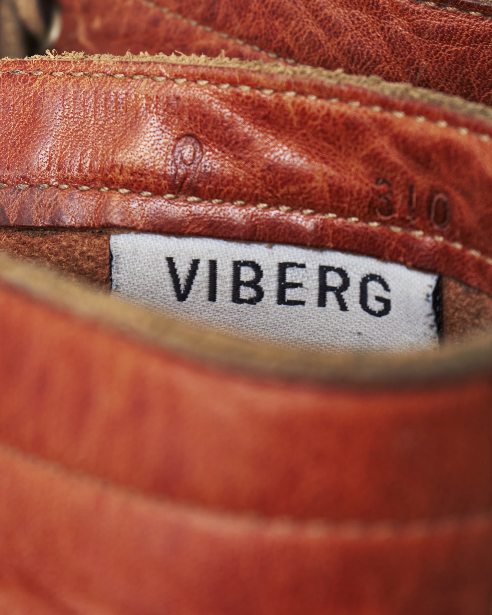 Second Hand Viberg Service Boot 310 Raw Natural Wooly Chromexcel Size ...