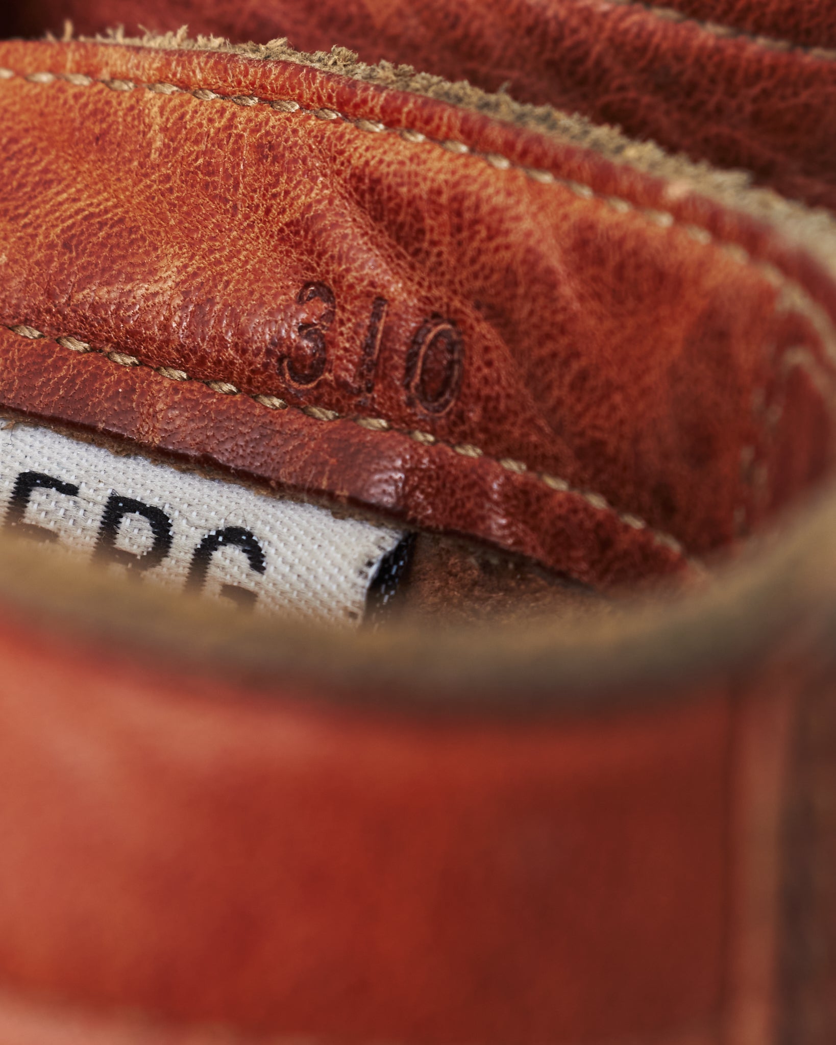Second Hand Viberg Service Boot 310 Raw Natural Wooly Chromexcel Size ...