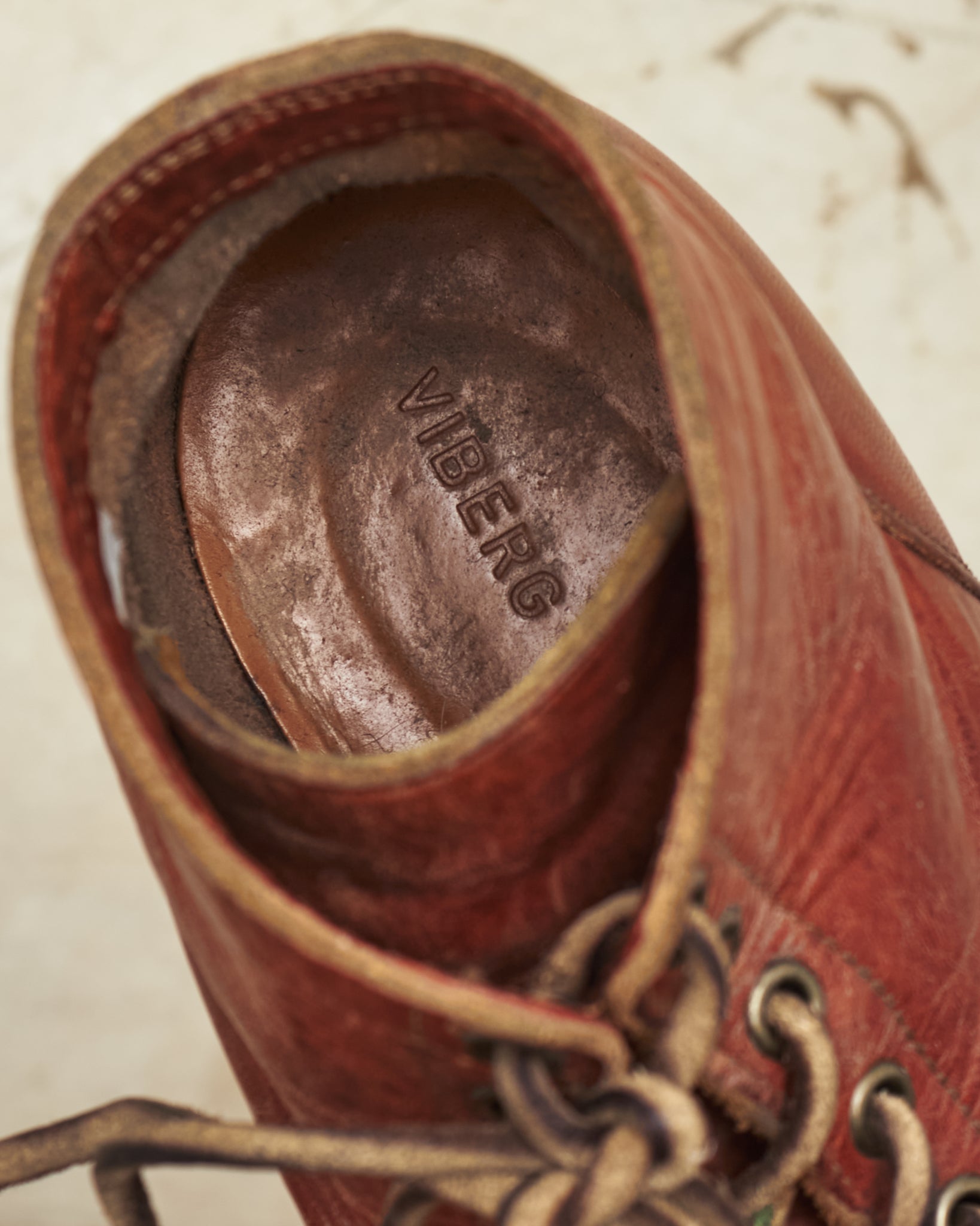 Second Hand Viberg Service Boot 310 Raw Natural Wooly Chromexcel Size ...