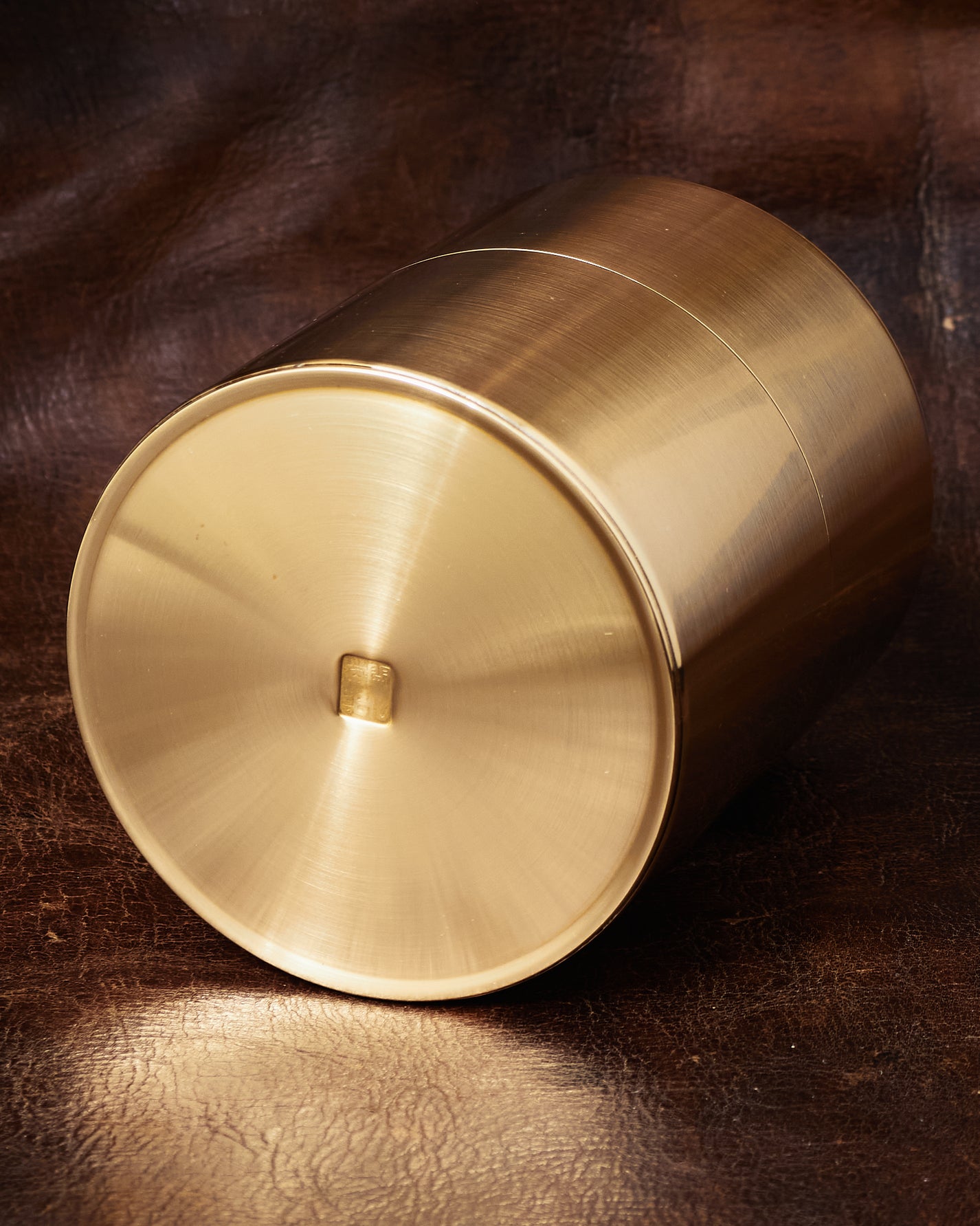 Kaikado Tea Caddy Brass Wide 400g – Second Sunrise