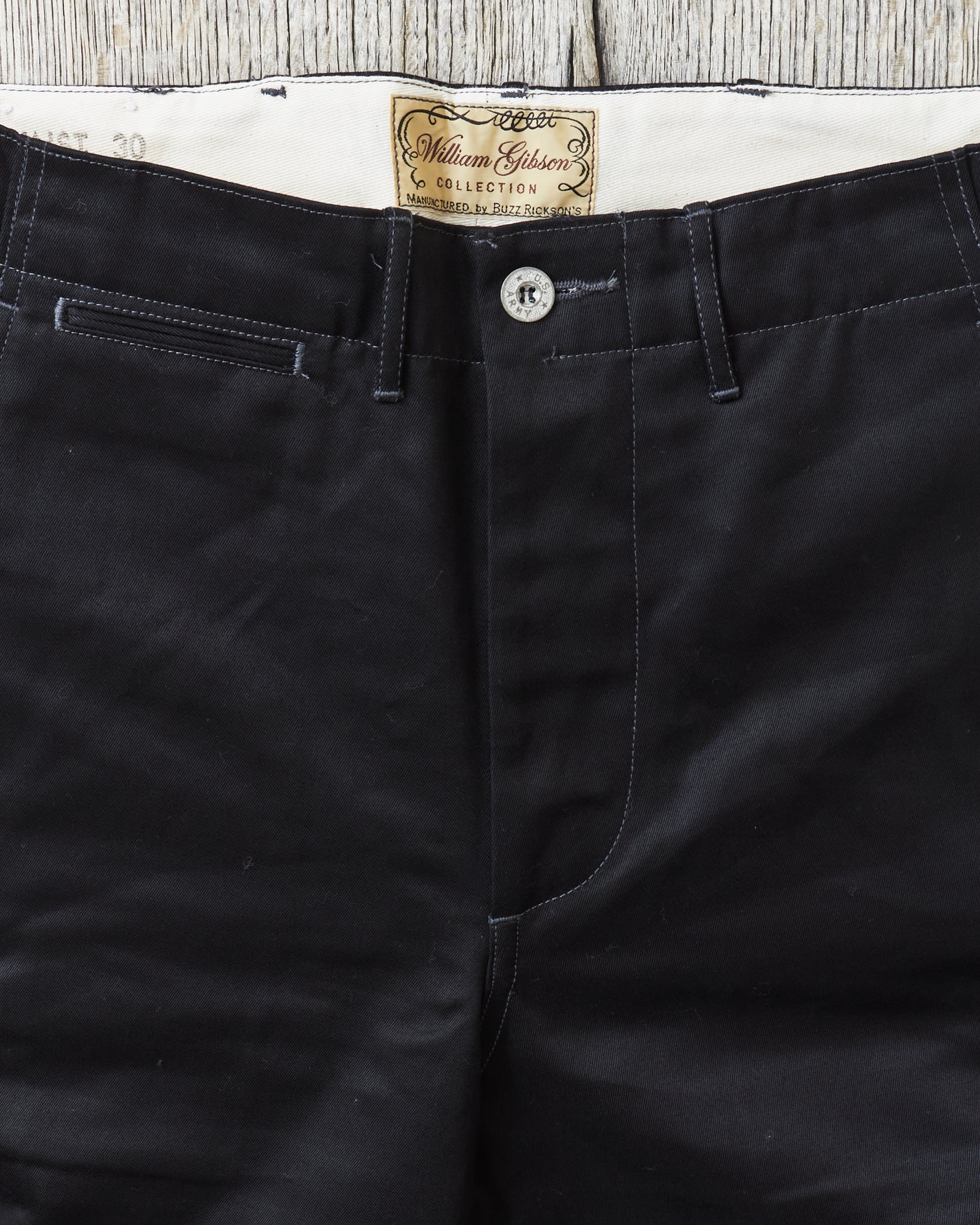 Buzz Rickson's William Gibson Chino 1942 Model Black BR41860 – Second ...