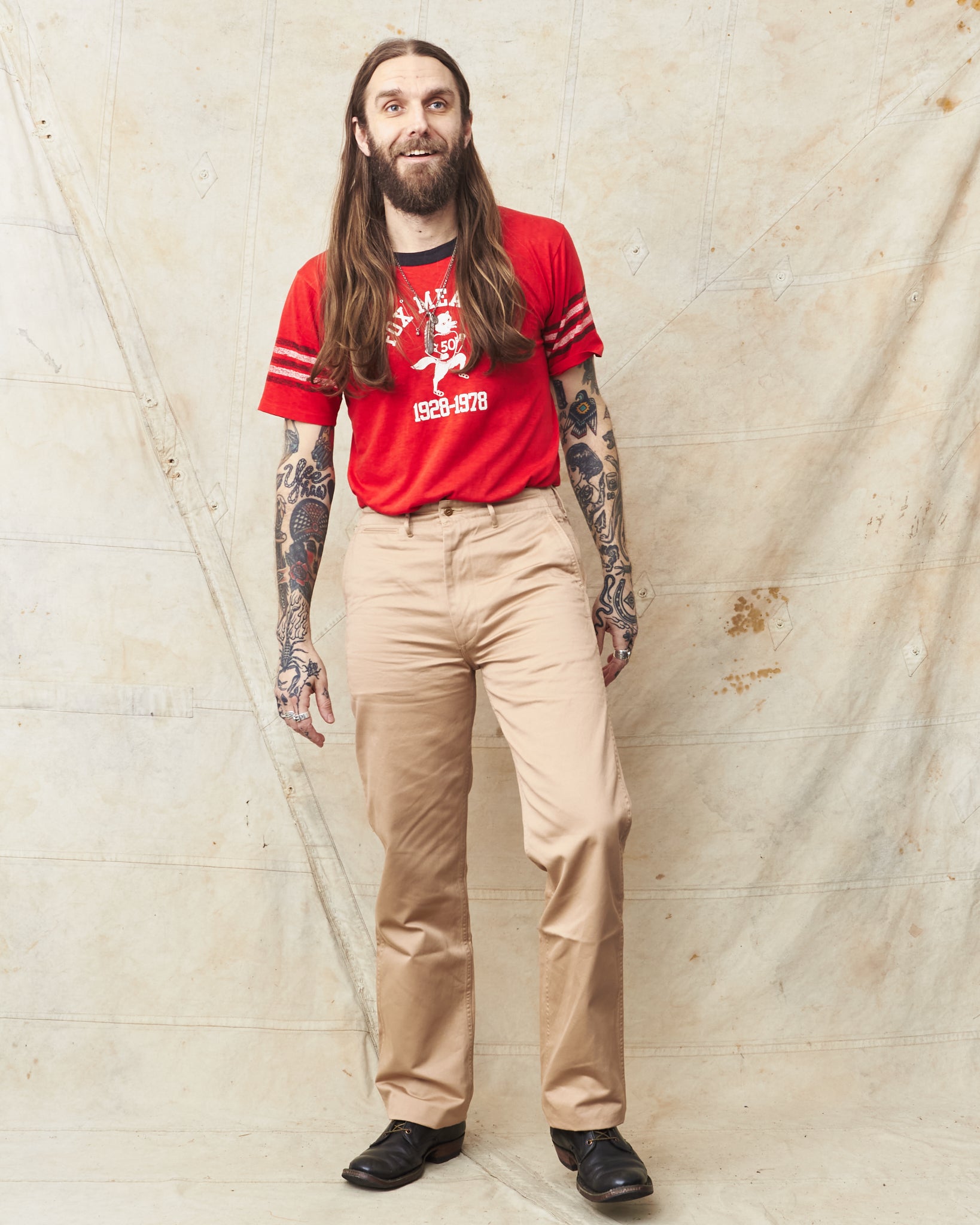 Buzz Rickson's Original Spec Chinos Beige One Wash BR40025A – Second ...