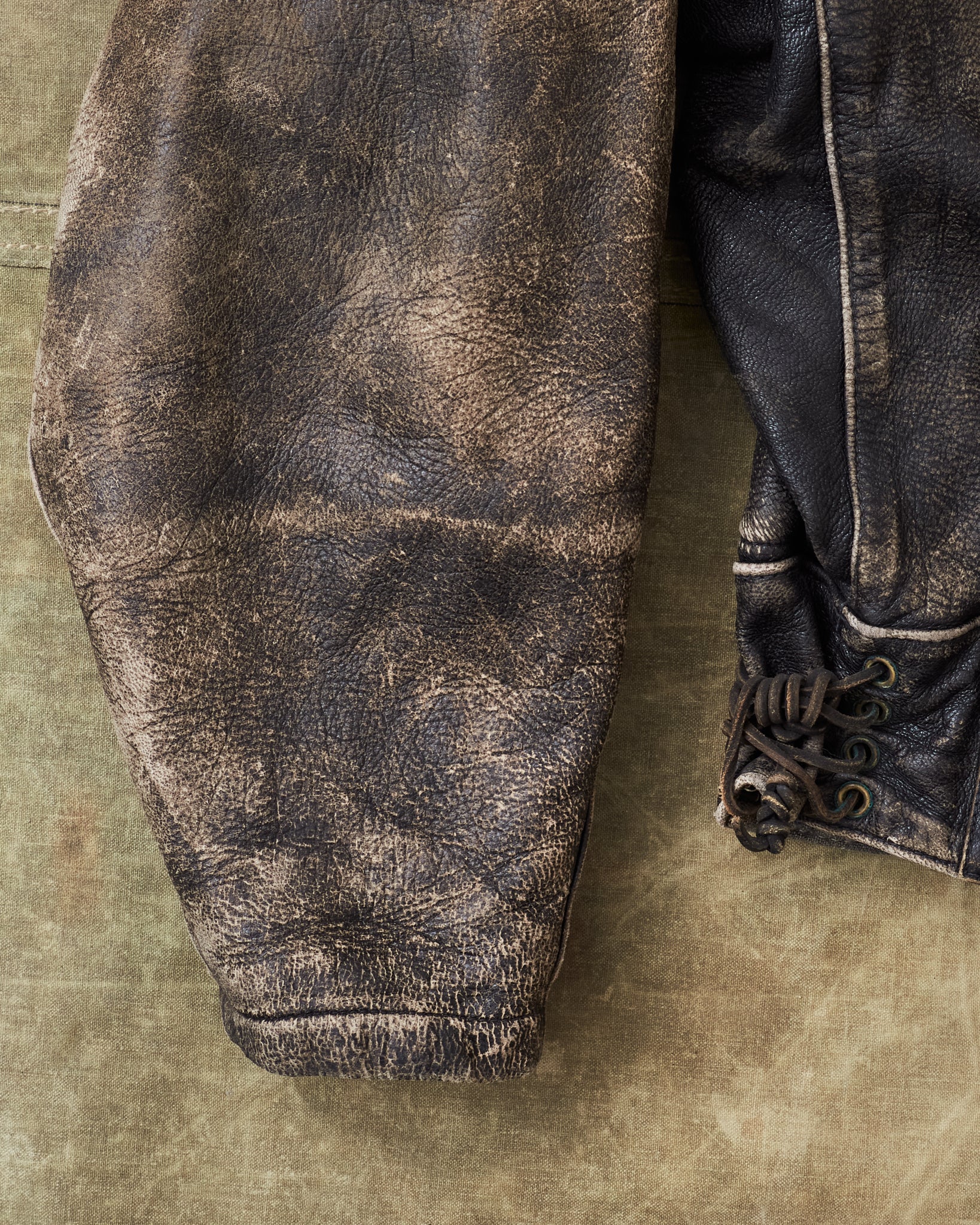 Vintage Swedish Army Dispatch Riders Leather Jacket "Ordonnansjacka" S ...