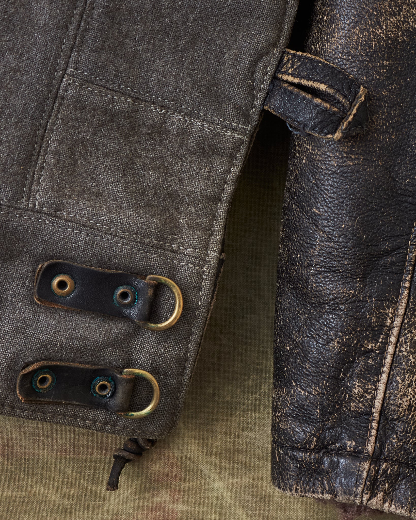 Vintage Swedish Army Dispatch Riders Leather Jacket "Ordonnansjacka" S ...