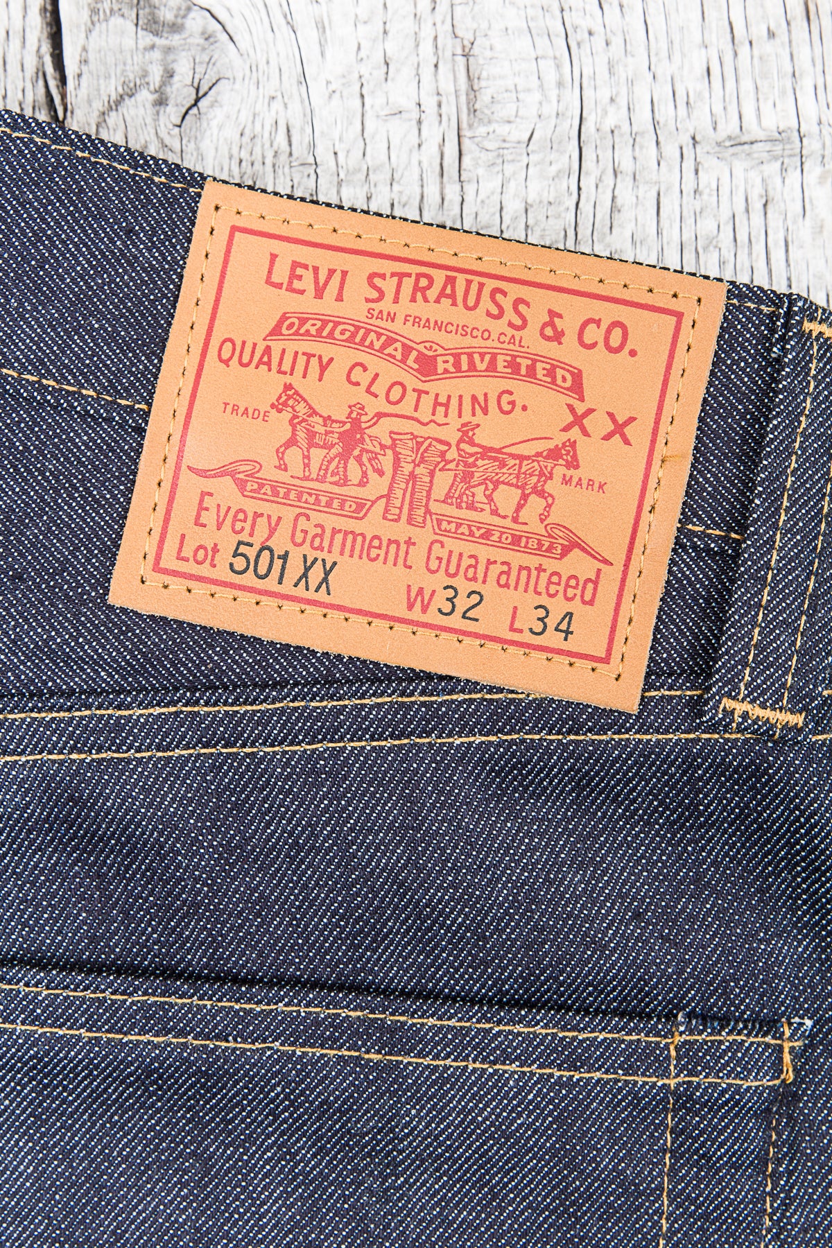 LVC 1947 501XX Jeans Rigid – Second Sunrise
