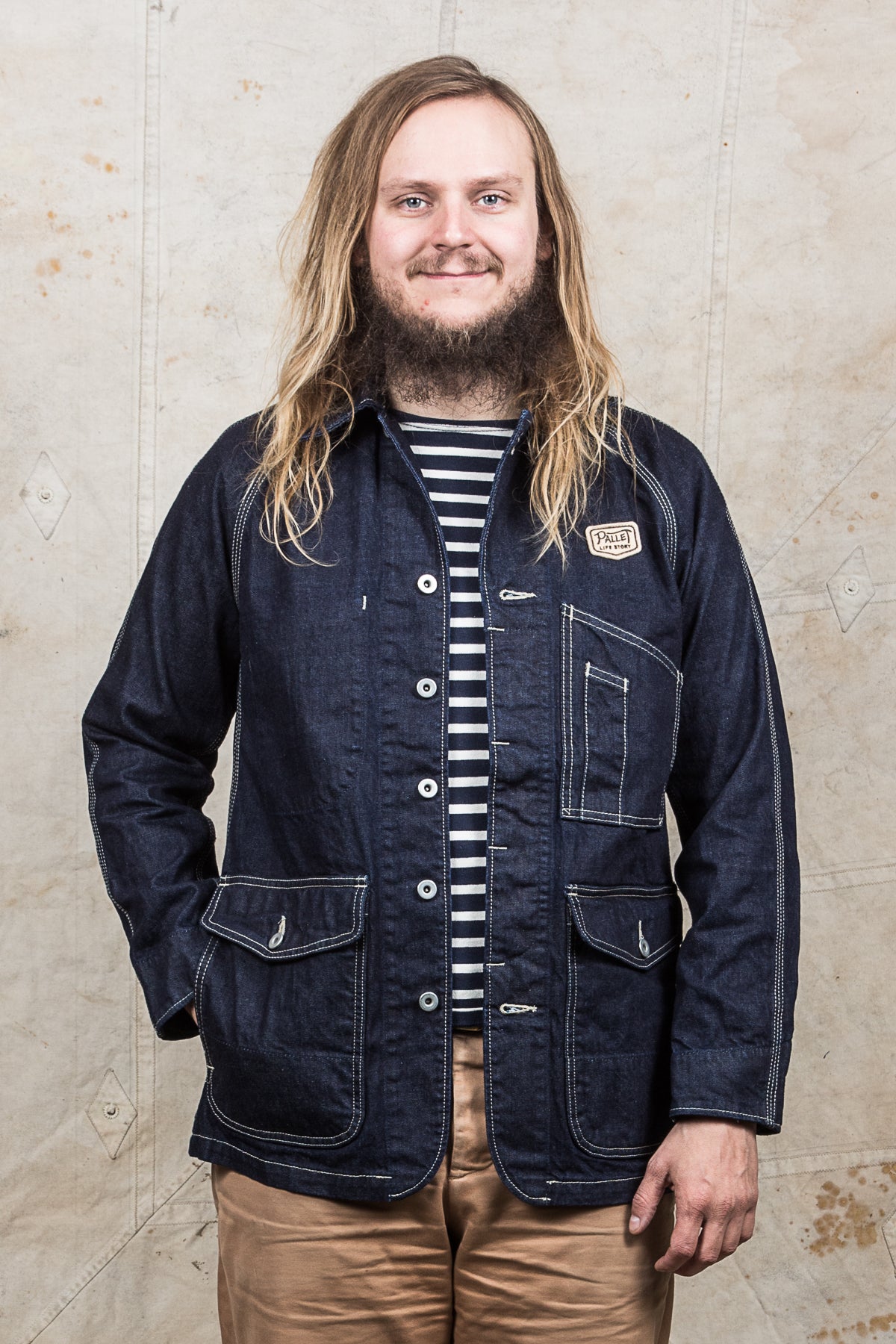 Pallet Life Story One Wash Denim Painter Jacket – Second Sunrise