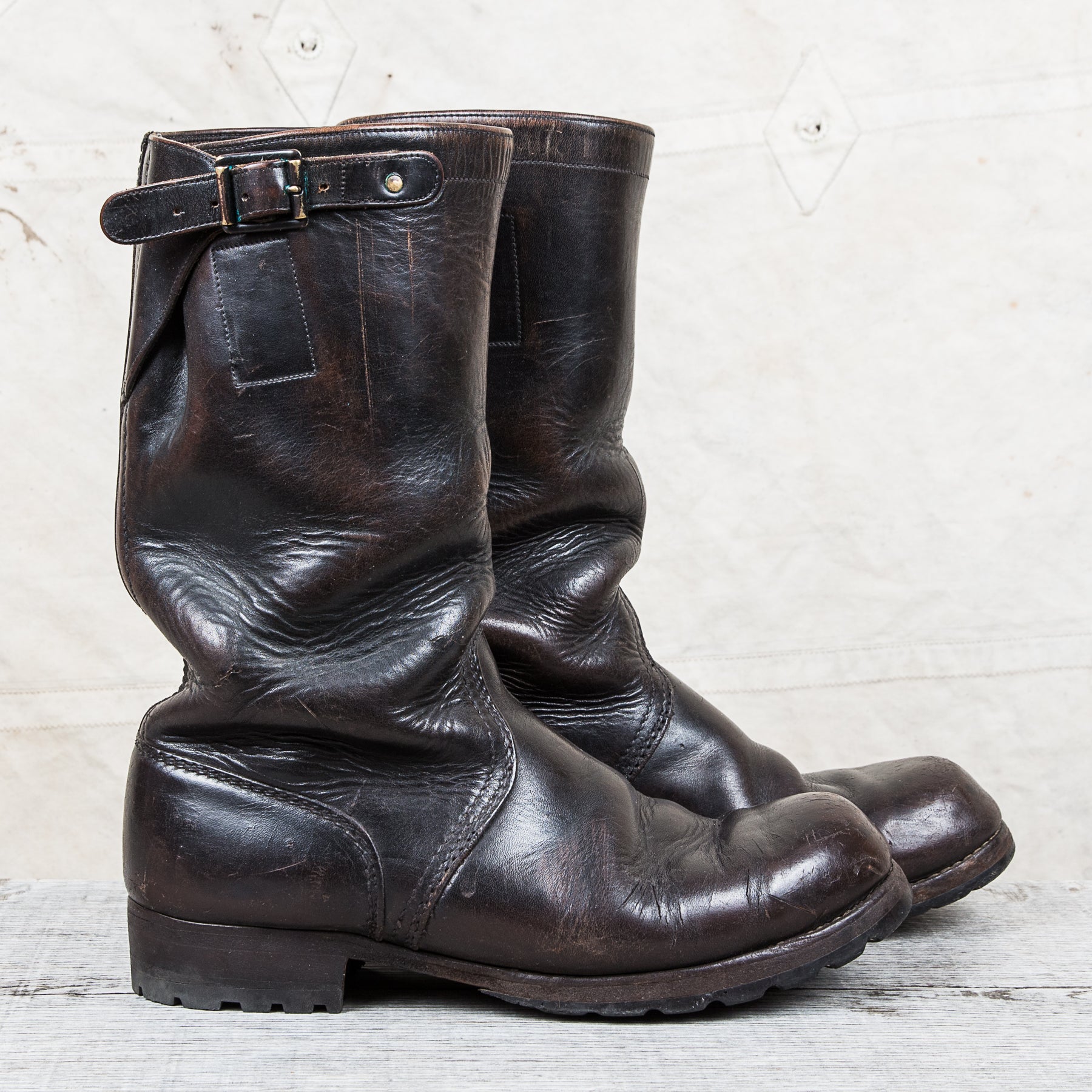Vintage German Bundeswehr Engineer Boots – Second Sunrise