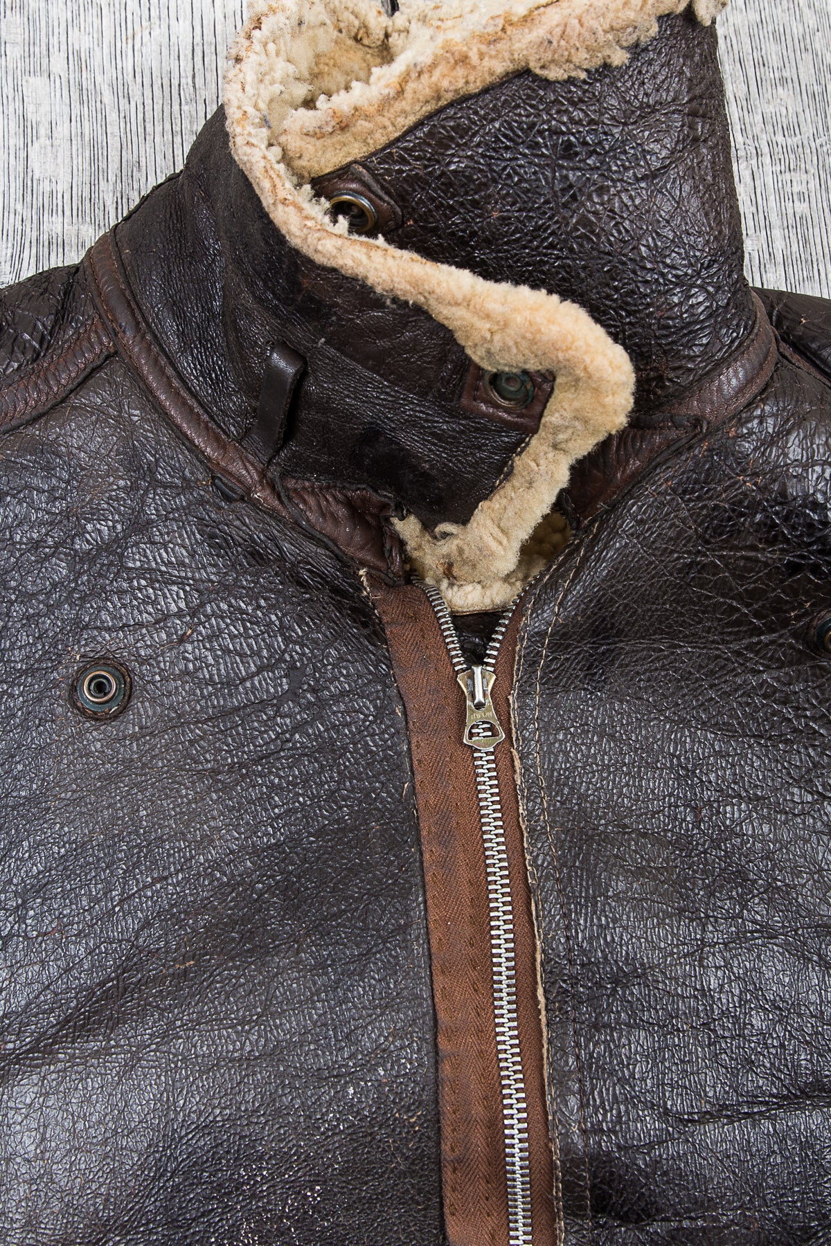 Vintage USAAF Leather B-3 Flight Jacket – Second Sunrise