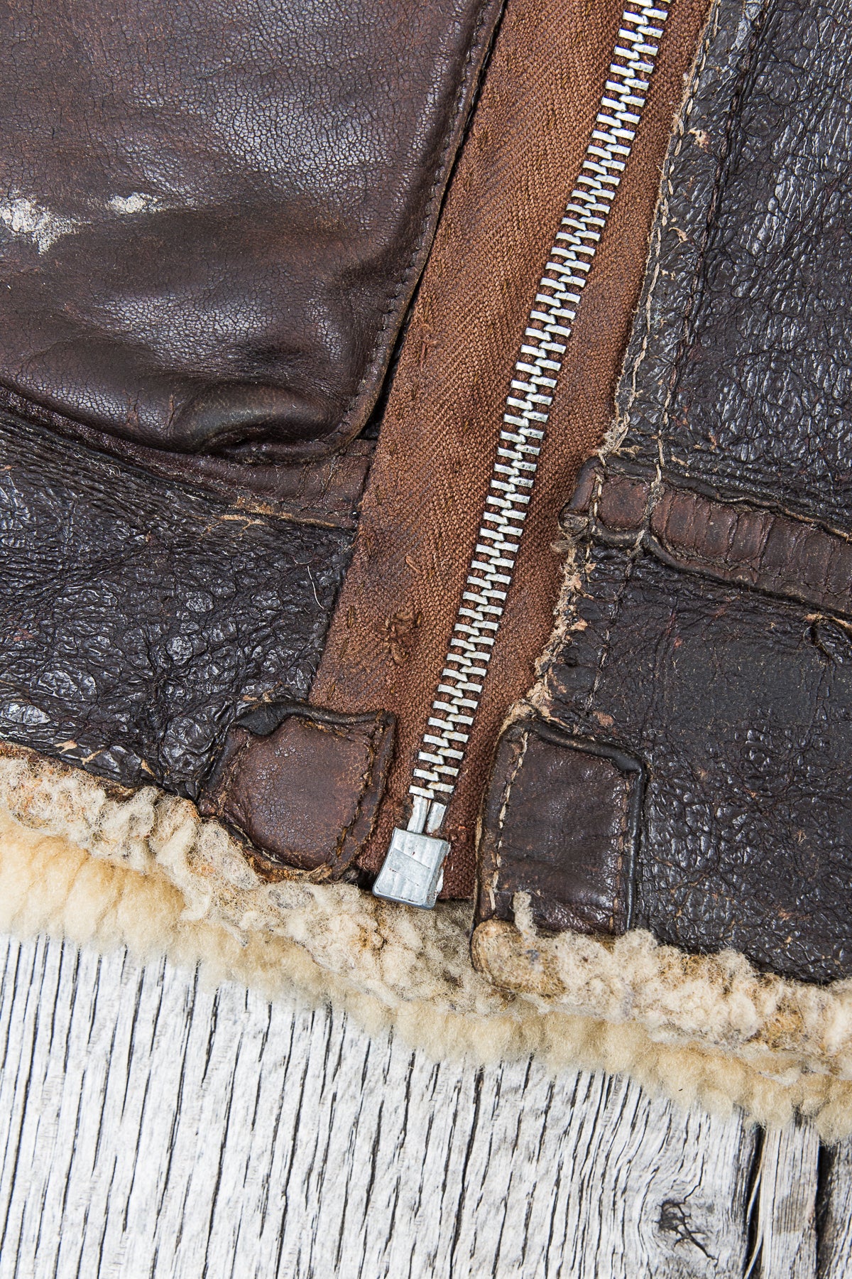 Vintage USAAF Leather B-3 Flight Jacket – Second Sunrise