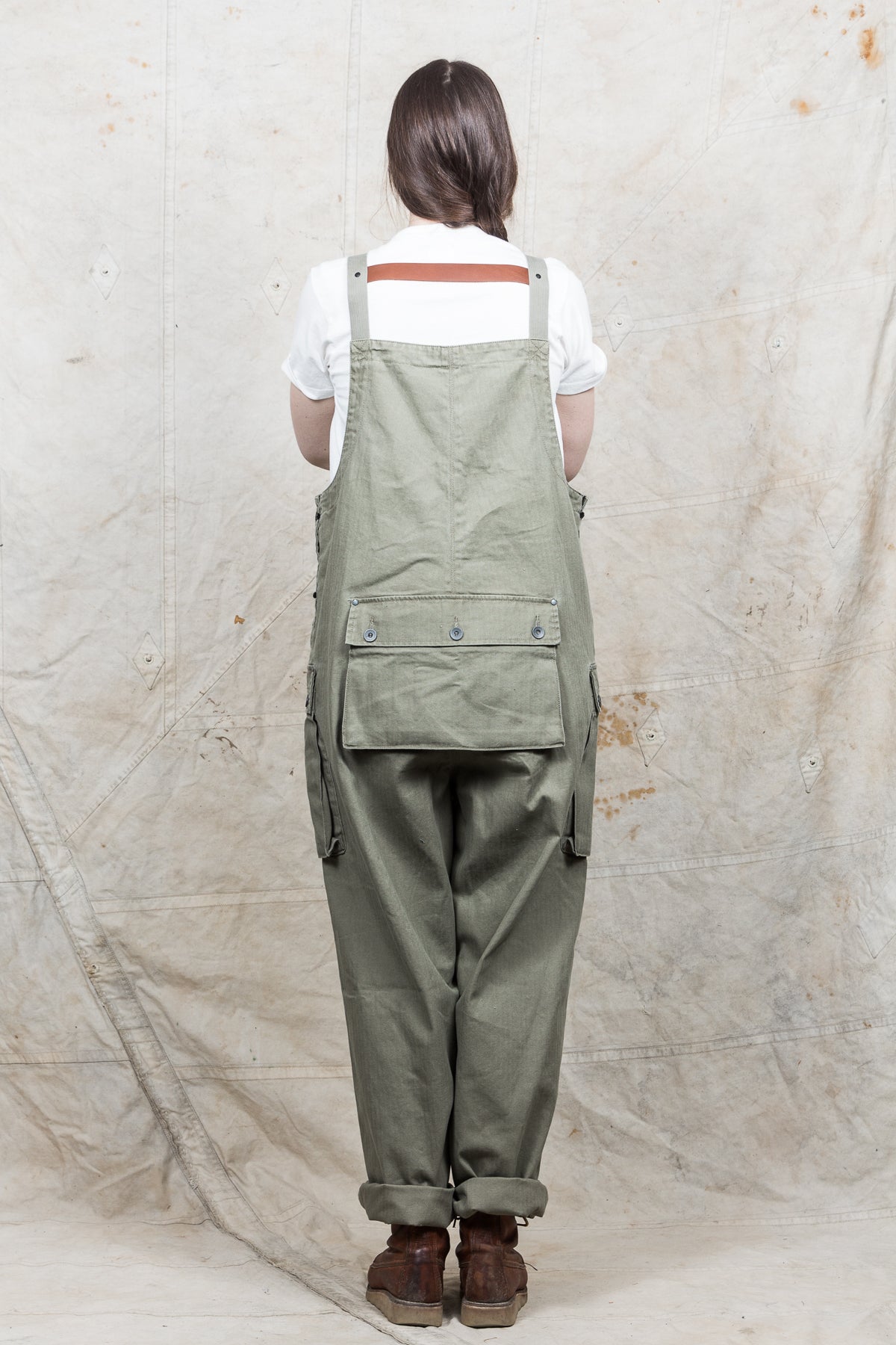 Nigel Cabourn Naval Dungaree Nam Green – Second Sunrise