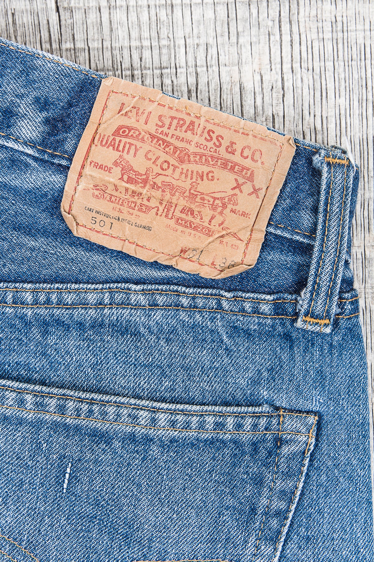 Vintage Original Levi's 501 Red Line Selvedge Jeans – Second Sunrise