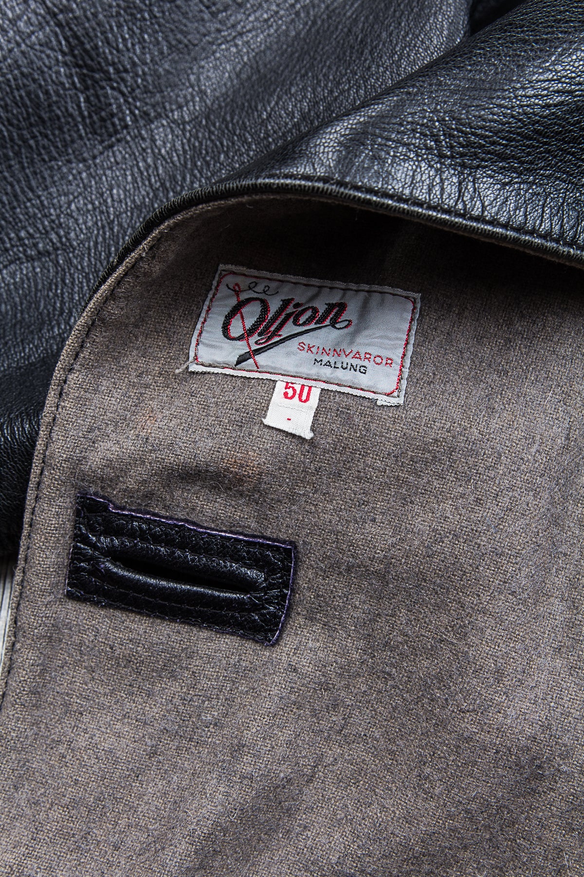 Vintage Swedish Army Dispatch Riders Leather Jacket "Ordonnansjacka ...