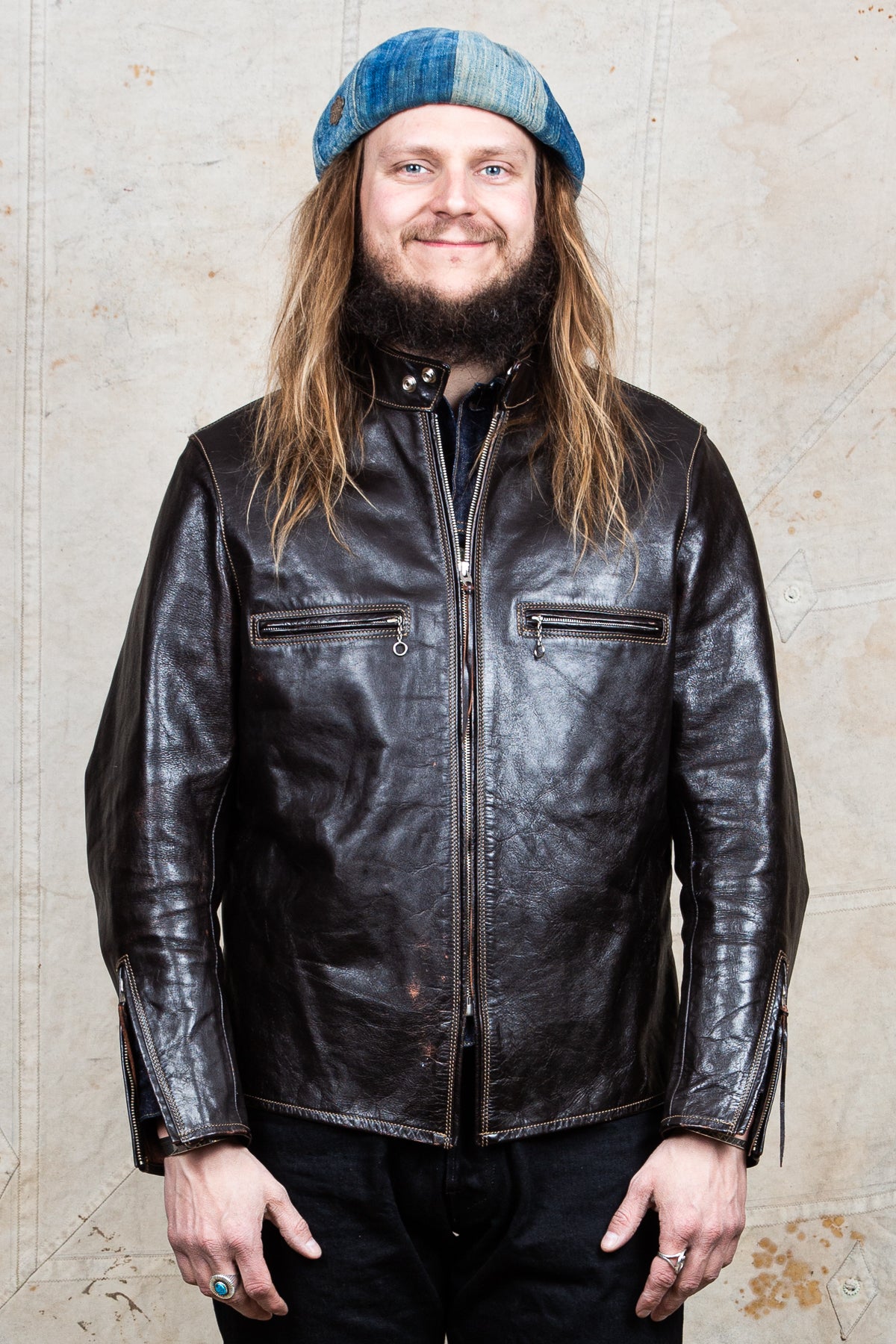Second Hand Himel Brothers Café Racer Leather Jacket – Second Sunrise
