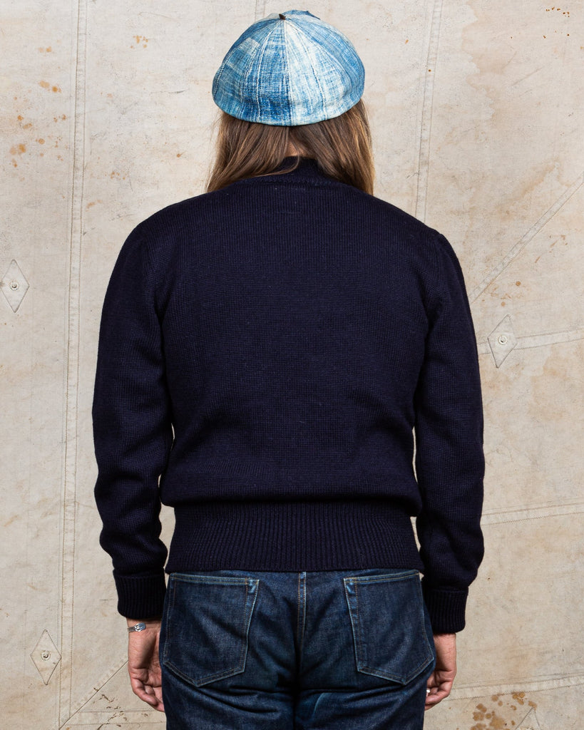 North Sea Clothing Cadet Wool Sweater Navy – Second Sunrise