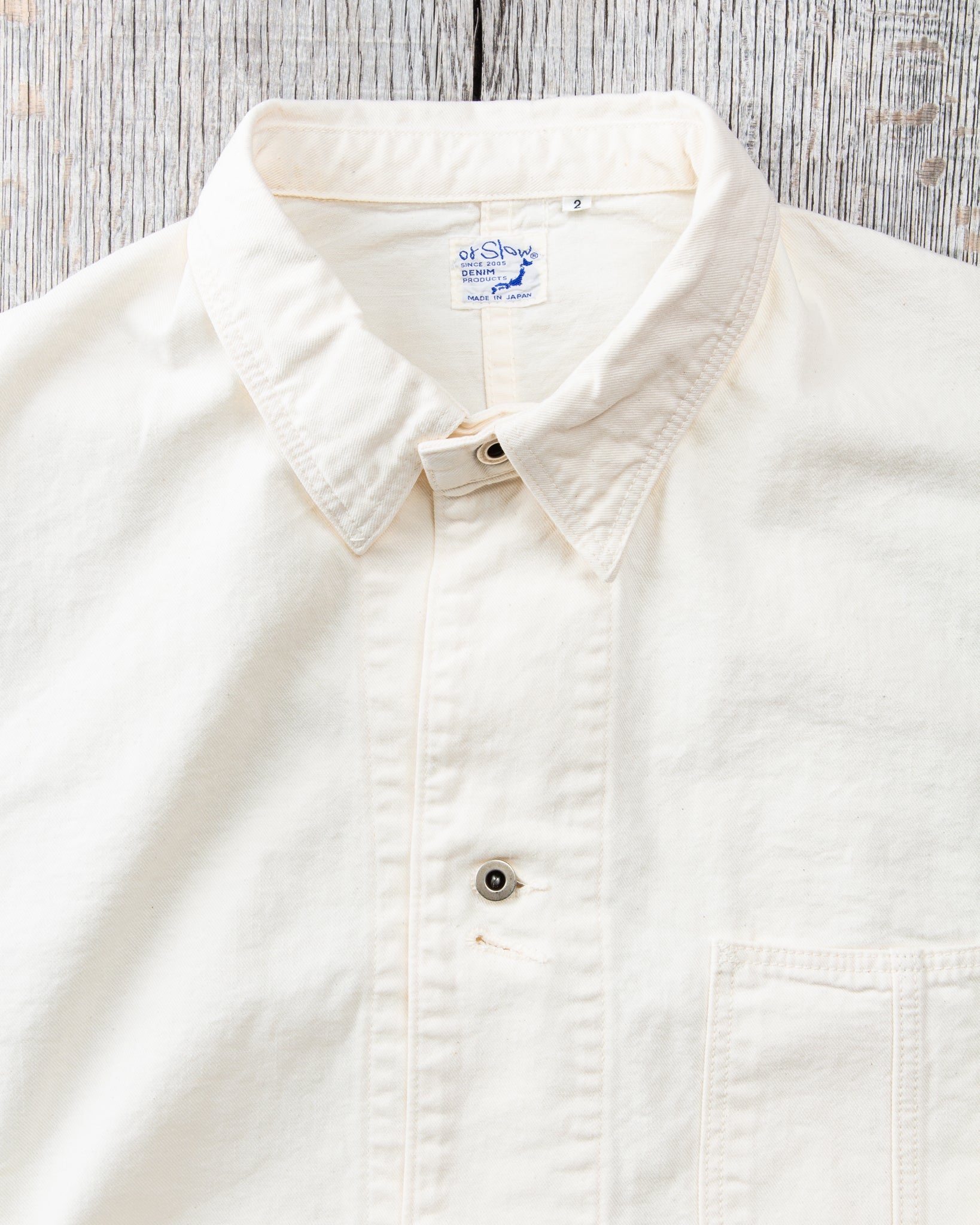 OrSlow 1940's Coverall Jacket Denim Ecru – Second Sunrise