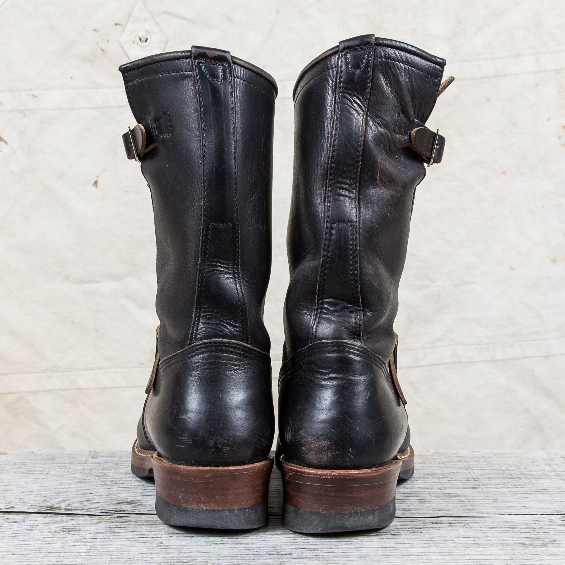 Secondhand John Lofgren Engineer Boots Size US 8 – Second Sunrise
