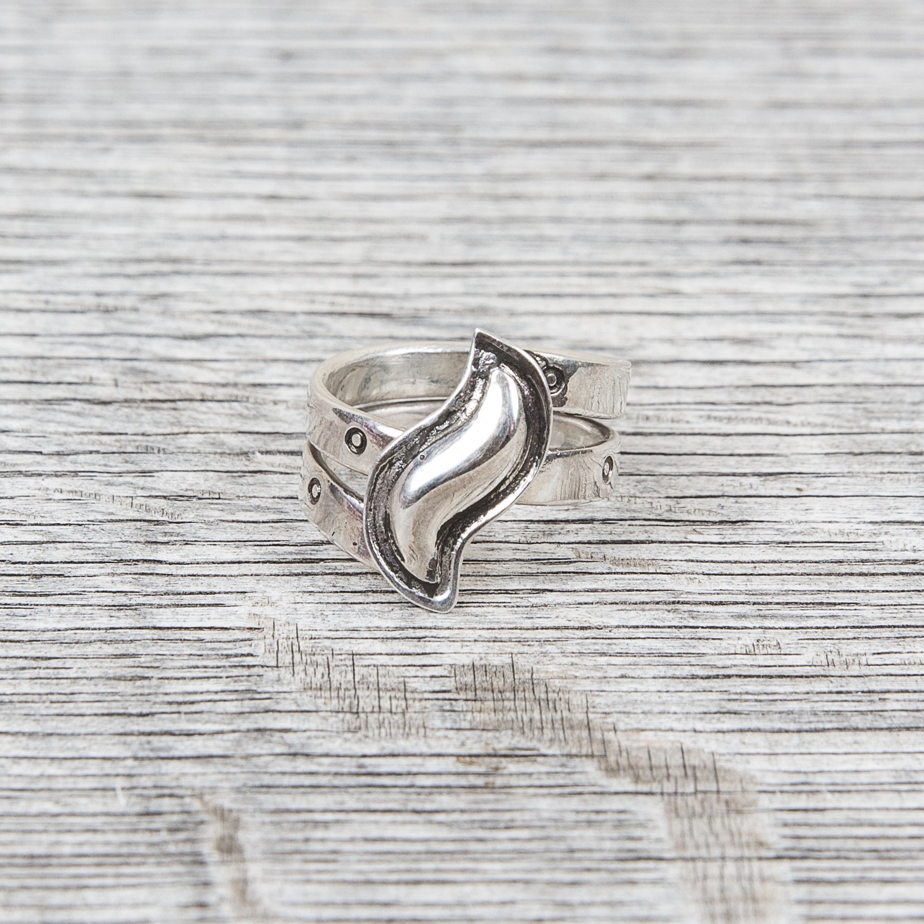 Tenable Crafts Wrap Around Silver Ring #112 – Second Sunrise
