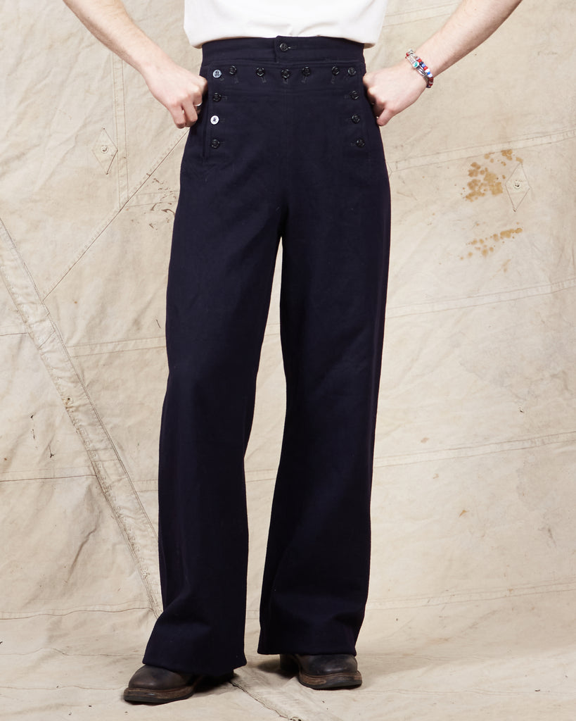 Vintage 1969 Original US NAVY Wool Sailor Pants – Second Sunrise