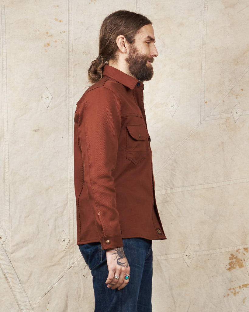 Indigofera Fargo Jacket Cotton Kersey Rust – Second Sunrise